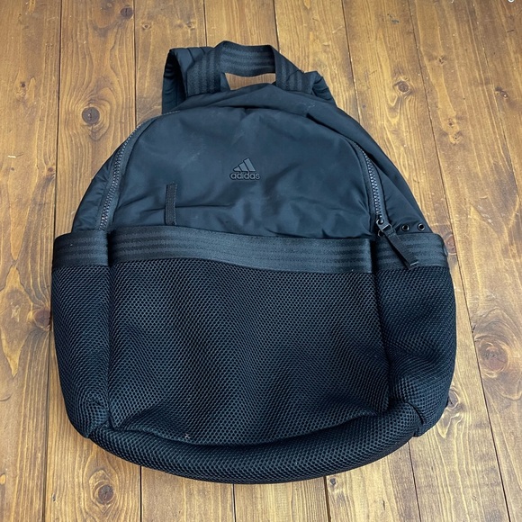 adidas | Bags | Adidas Vfa Black Backpack | Poshmark